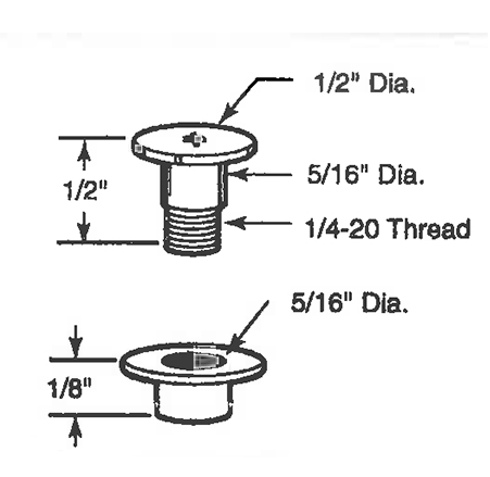 Shoulder Bolt for Awning Window Operators to Screw into Window Link ...