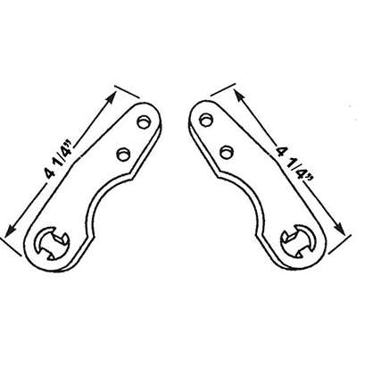 Security Torque Arms (Pair) for Awning Windows – Window Mart Depot
